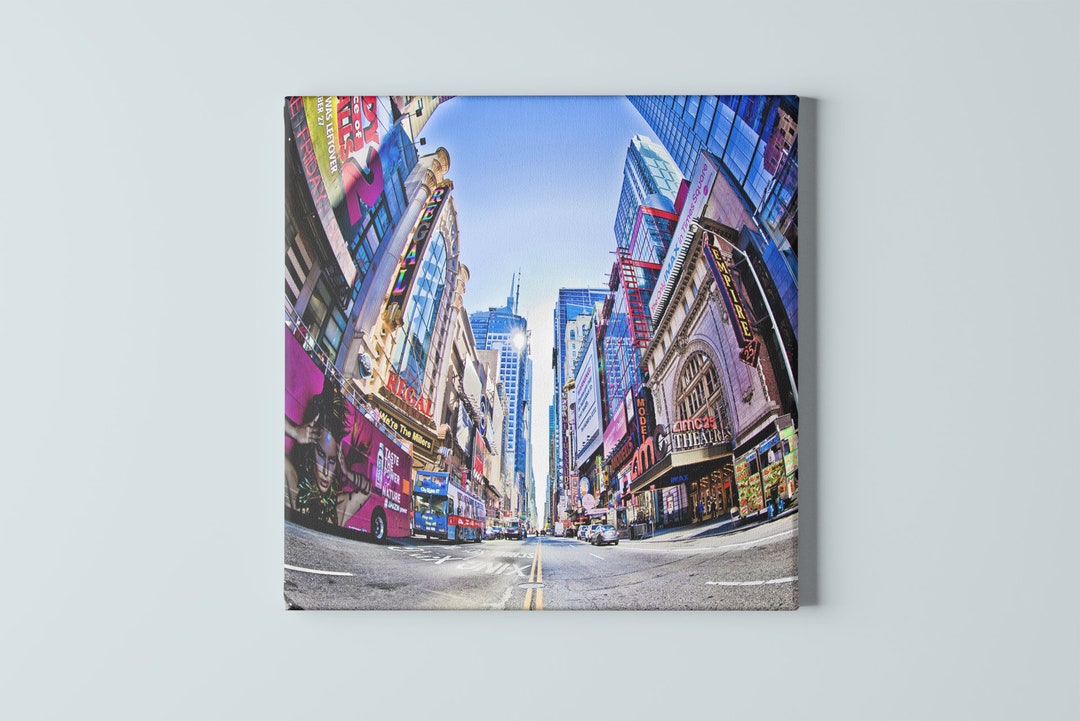 Times Square Canvas Print: New York City Wall Art - Etsy