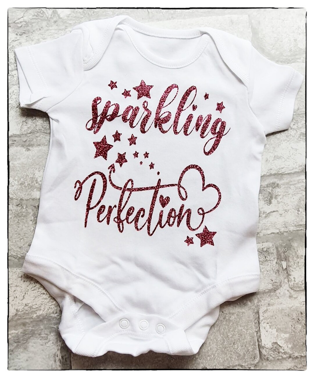 Sparkling Perfection Baby Bodysuit Cute Baby Vest New Baby - Etsy