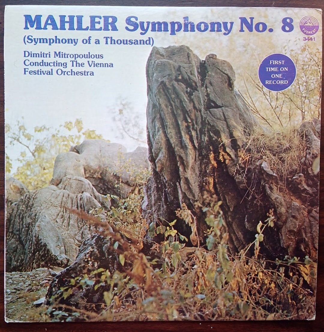 Mahler 8th Symphony LP, Historic Symphony of A Thousand, 1st Time on 1 ...