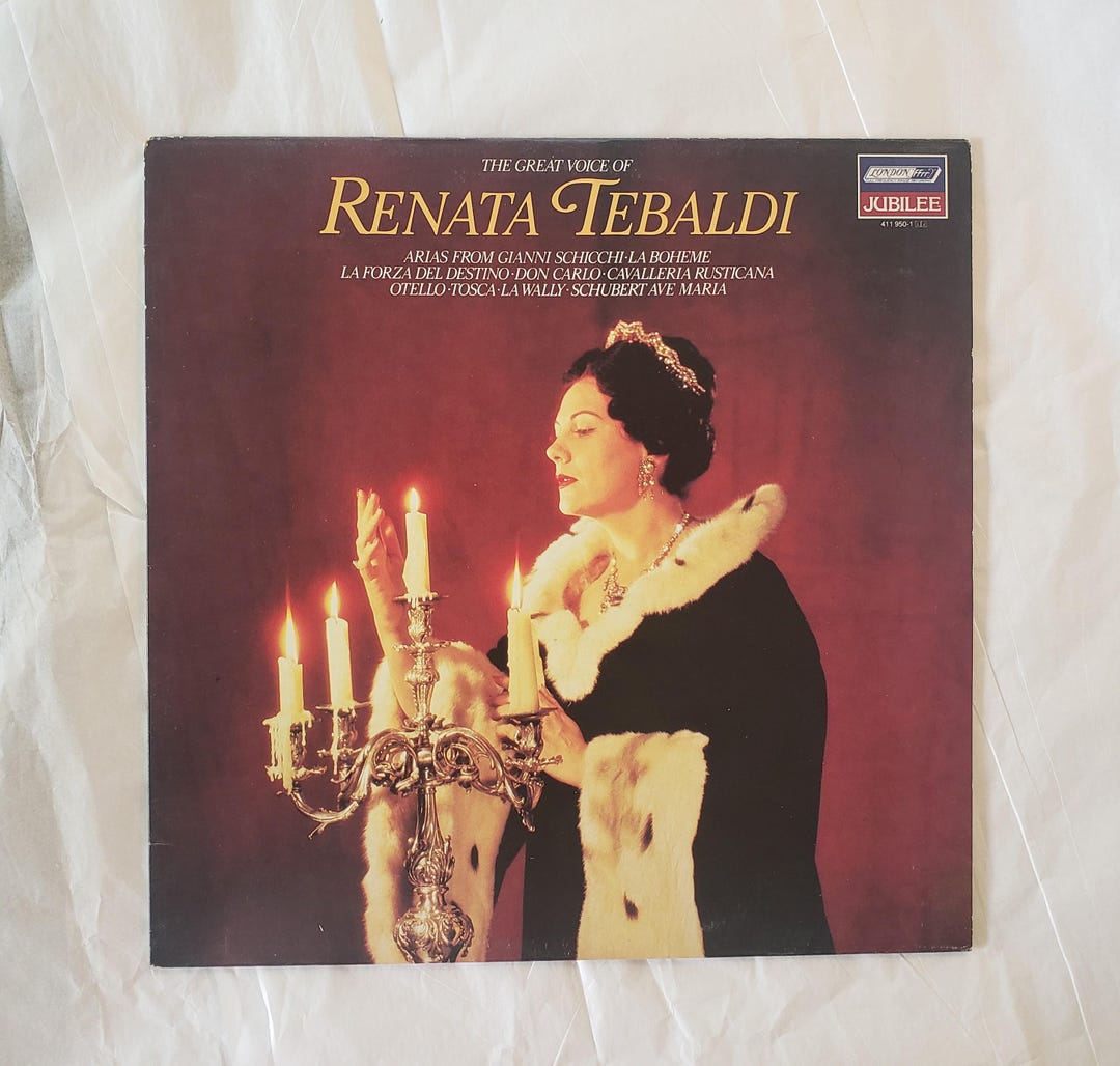 Renata Tebaldi Opera LP: Vintage Vinyl Record Album, Tosca Arias ...