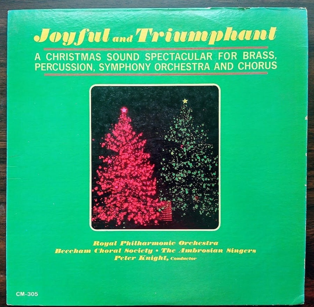 Vintage British Christmas Carols LP - Royal Philharmonic 1960s Vinyl - Etsy