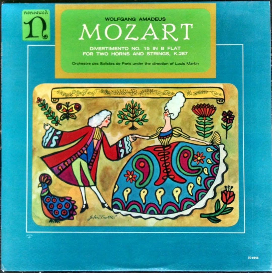 Mozart LP, Test Played! 60s Vintage Vinyl Record Album, Divertimento No ...