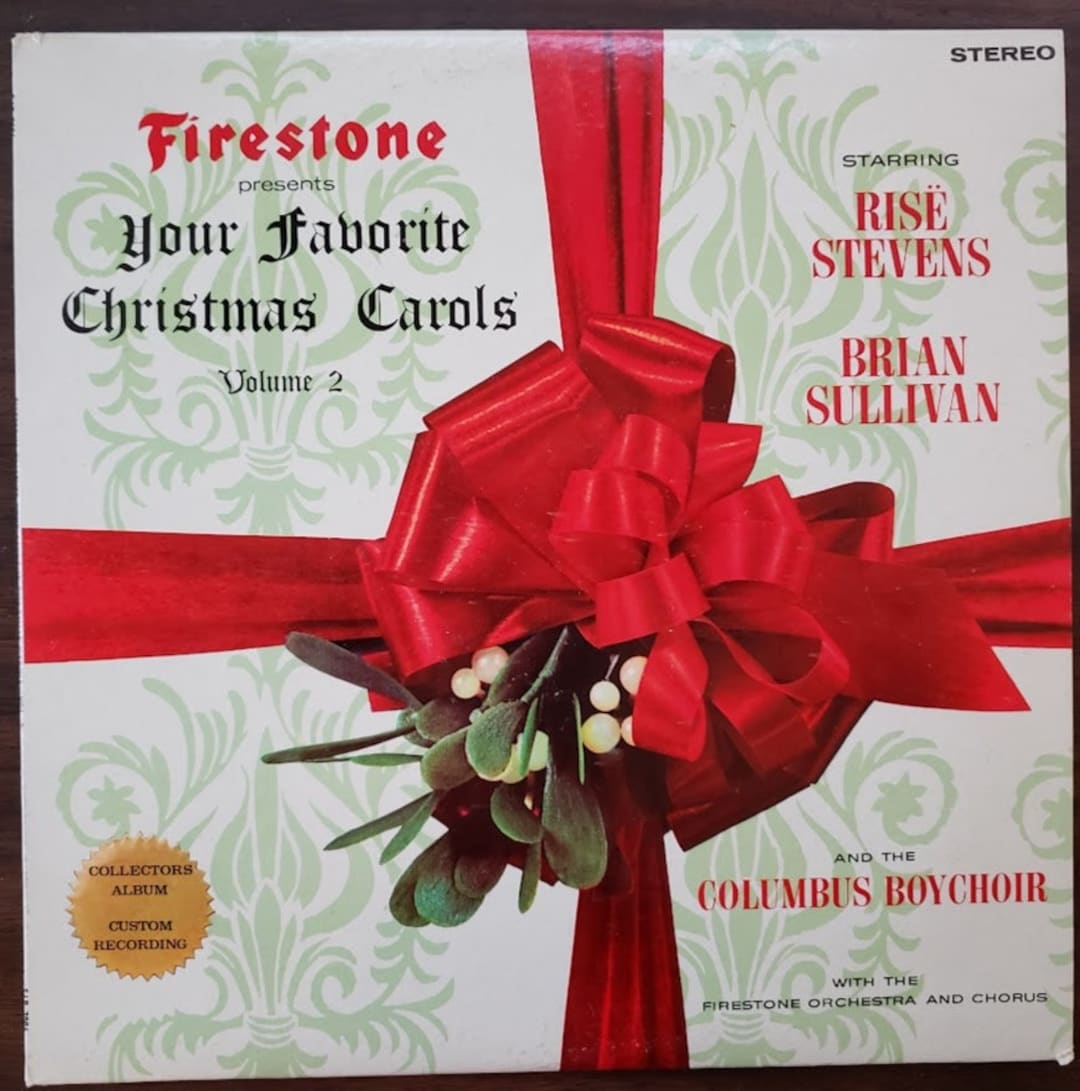 Firestone 1963 Christmas LP, Pristine! Vintage Vinyl Record Album Opera ...