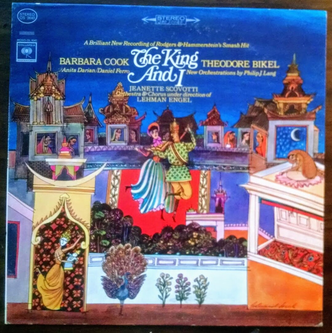 The King and I LP, Gorgeous! Vintage Vinyl Record Album, Barbara Cook ...