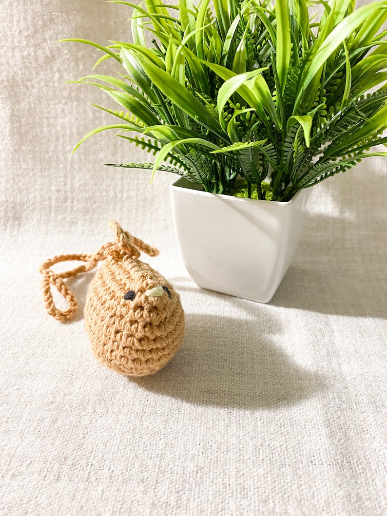 Mabel Chicken Keychain Toy Mini Crochet Chicken Chicken Keychains ...