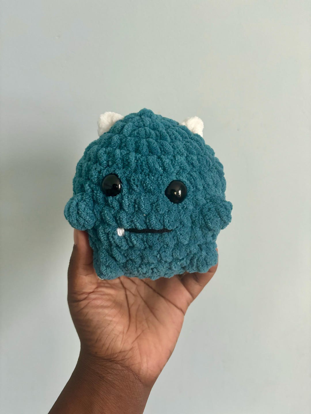Mochi Monster Crochet Plushie - Handmade Stuffed Toy for Kids - Cute ...