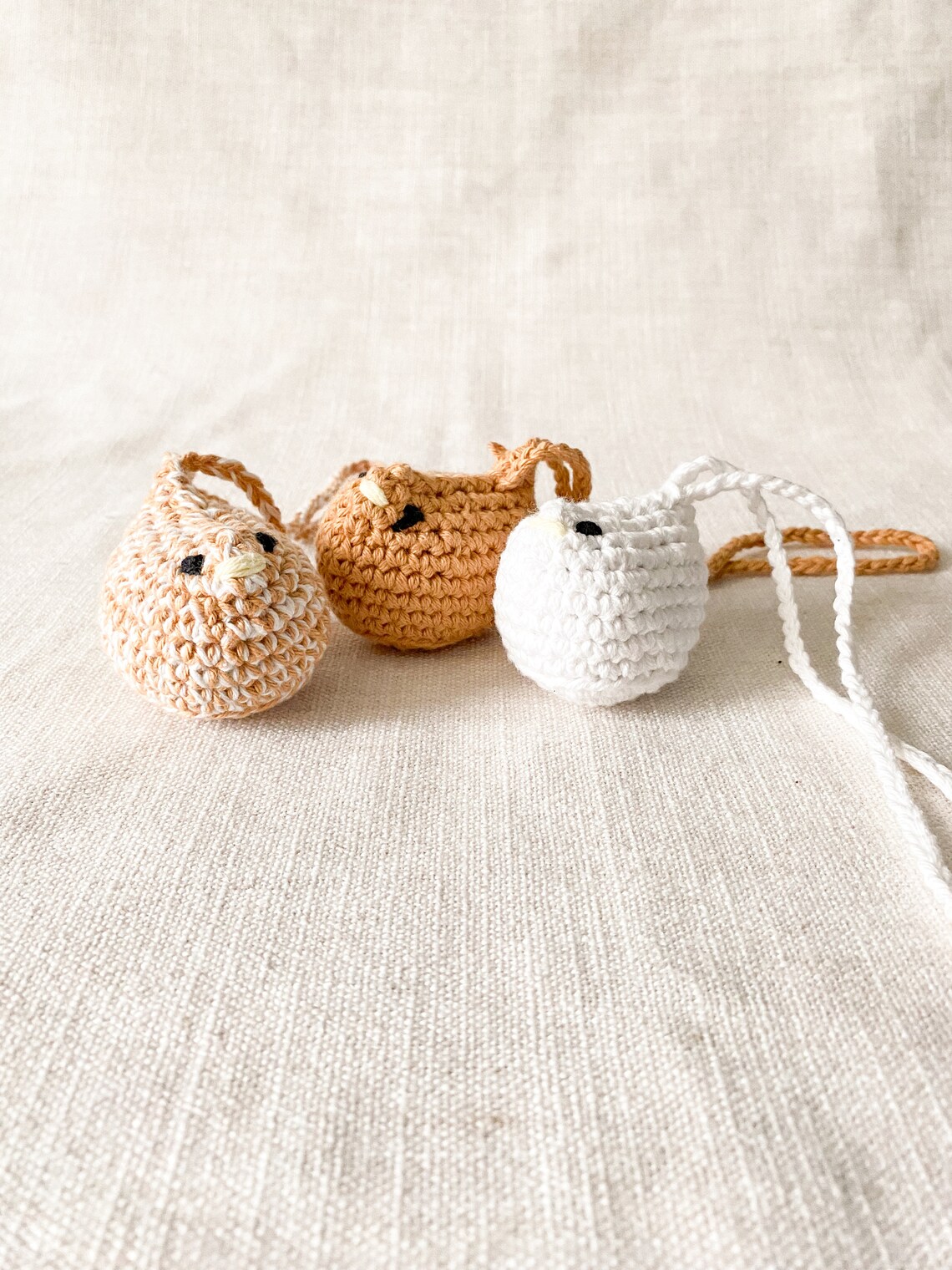 Mabel Chicken Keychain Toy Mini Crochet Chicken Chicken Keychains ...