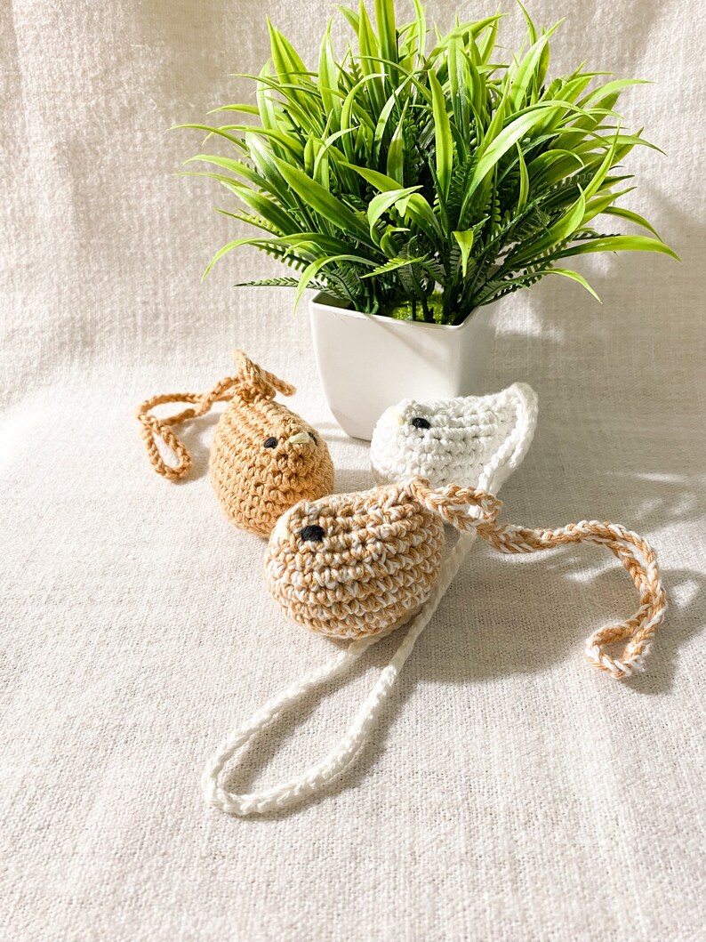 Mabel Chicken Keychain Toy Mini Crochet Chicken Chicken Keychains ...