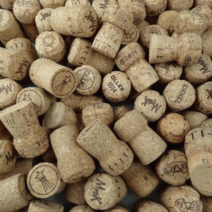 100 Recycled Champagne Corks, Champagne Corks for Projects, Wedding ...