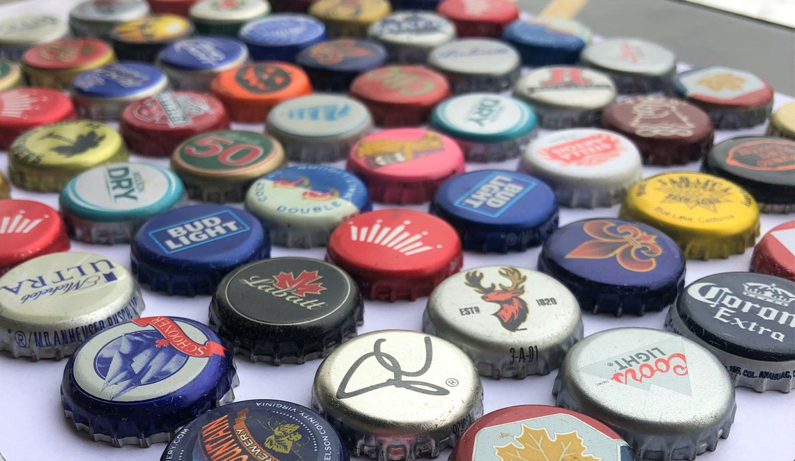 Beer Bottle Caps assorted NO DENTS Beer Bottle Caps | Etsy
