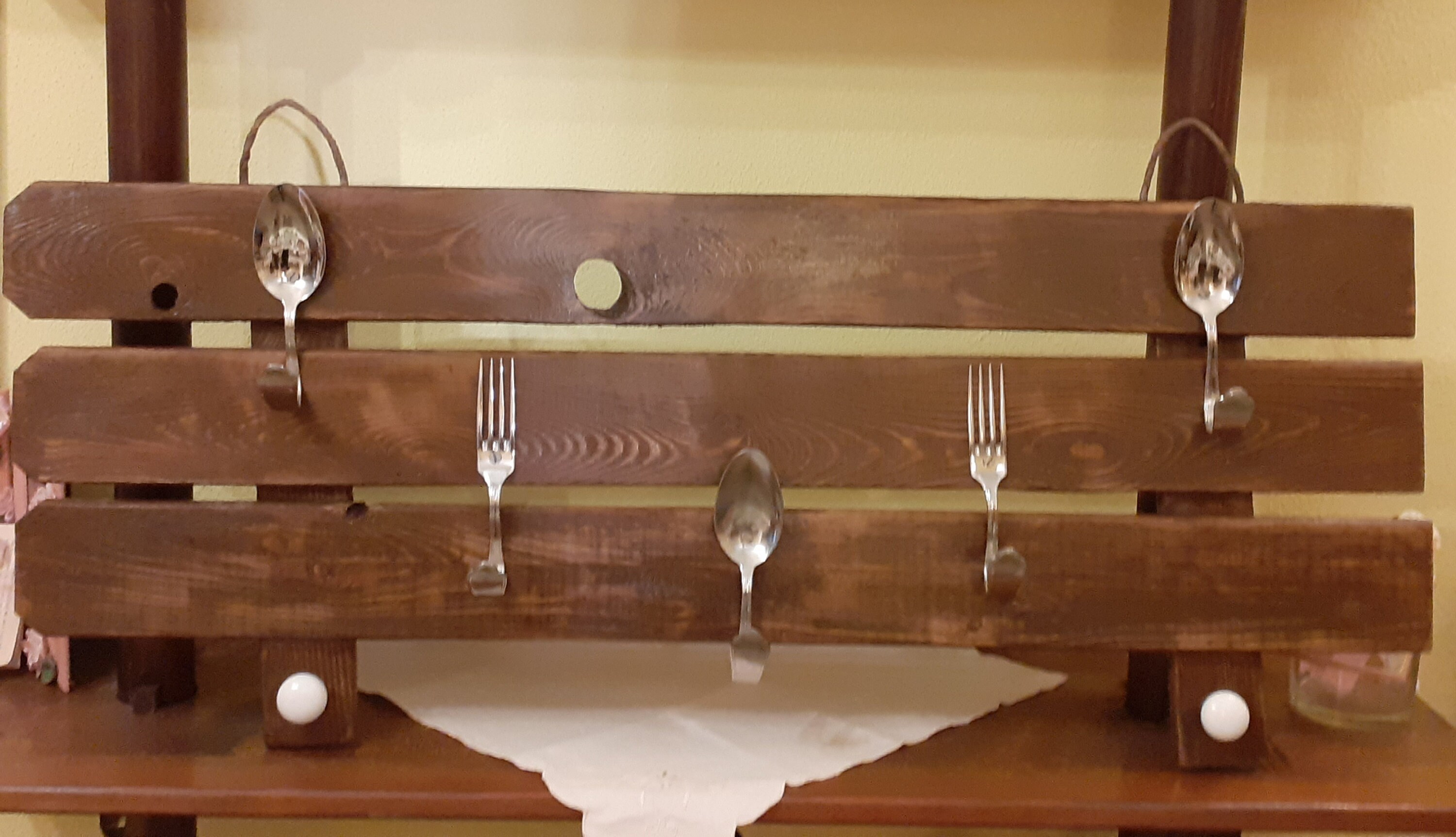 Country chic style coat hangers made entirely by hand with | Etsy