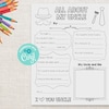 All About My Pop Printable Father's Day Activity Grandfather, Grandpa ...