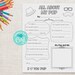 All About My Pop Printable Father's Day Activity Grandfather, Grandpa ...