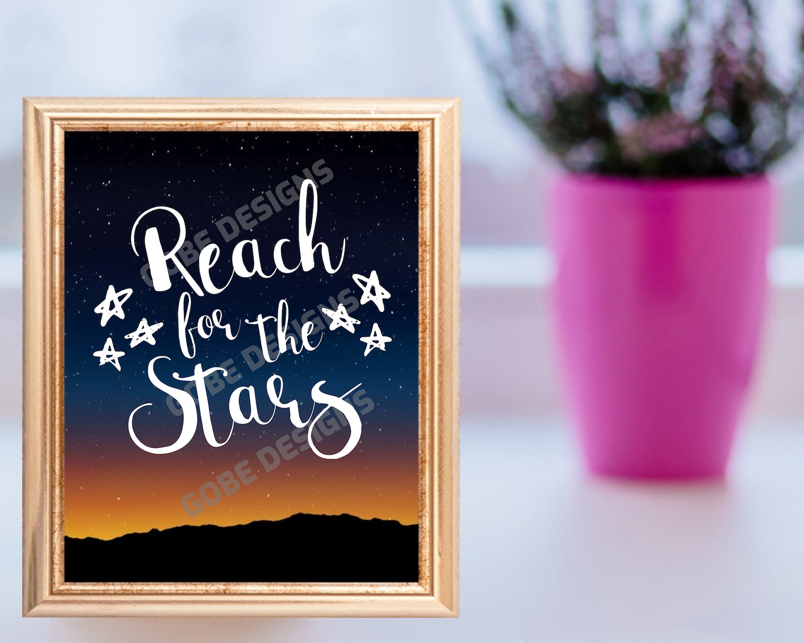 Reach for the Stars Printable Sign Instant Download. 5 | Etsy