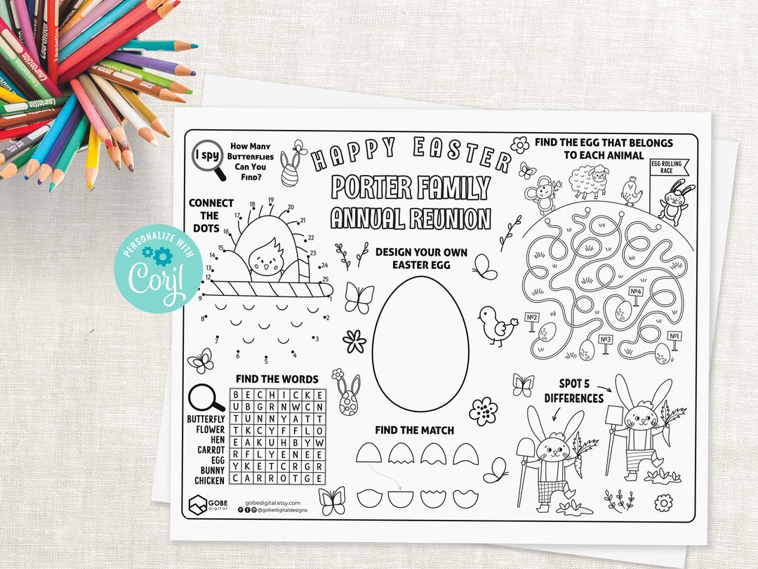 Easter Bunny Activity Sheet. Easter Bunny Coloring. Easter Bunny ...