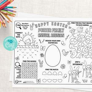 Easter Bunny Activity Sheet. Easter Bunny Coloring. Easter Bunny ...