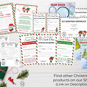 Santa's Official Elf Welcome Letter Girl Elf Welcome - Etsy