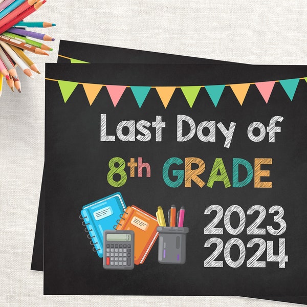 8th Grade Poster - Etsy