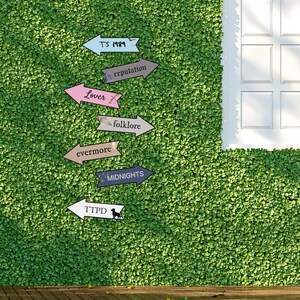 Directional Arrows Sign Inspired by Taylor Swift - Swiftie Editable ...