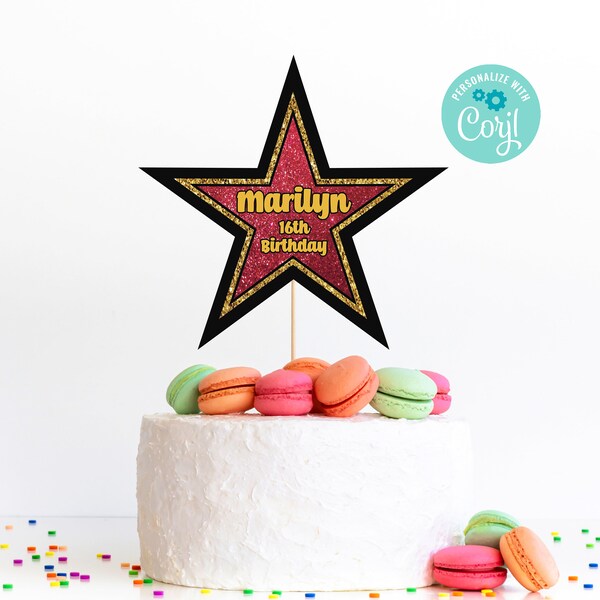 Celebrity Cake Topper - Etsy