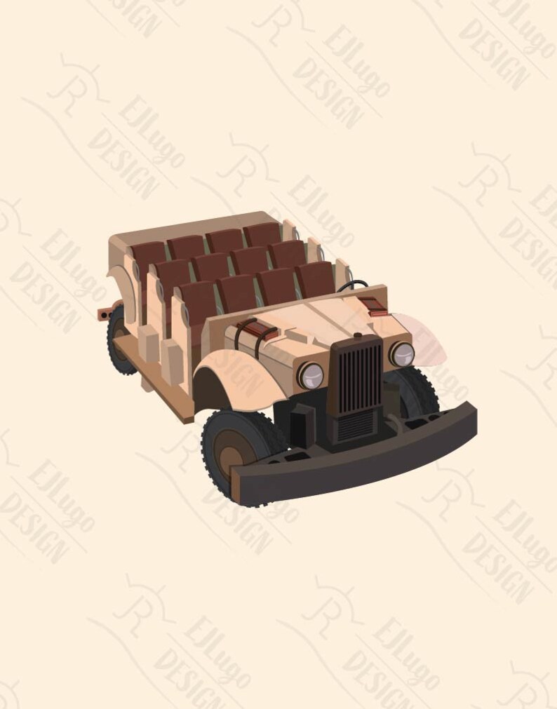 Adventureland - Indiana Jones Ride Car - Art Design - Files in SVG, PDF ...