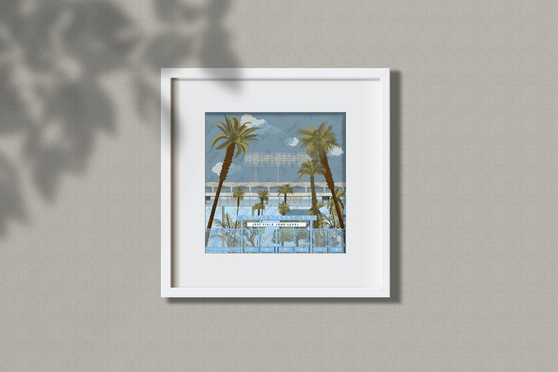 Dodger Stadium - Left Field Loge Level Entrance Gate - Art Design ...