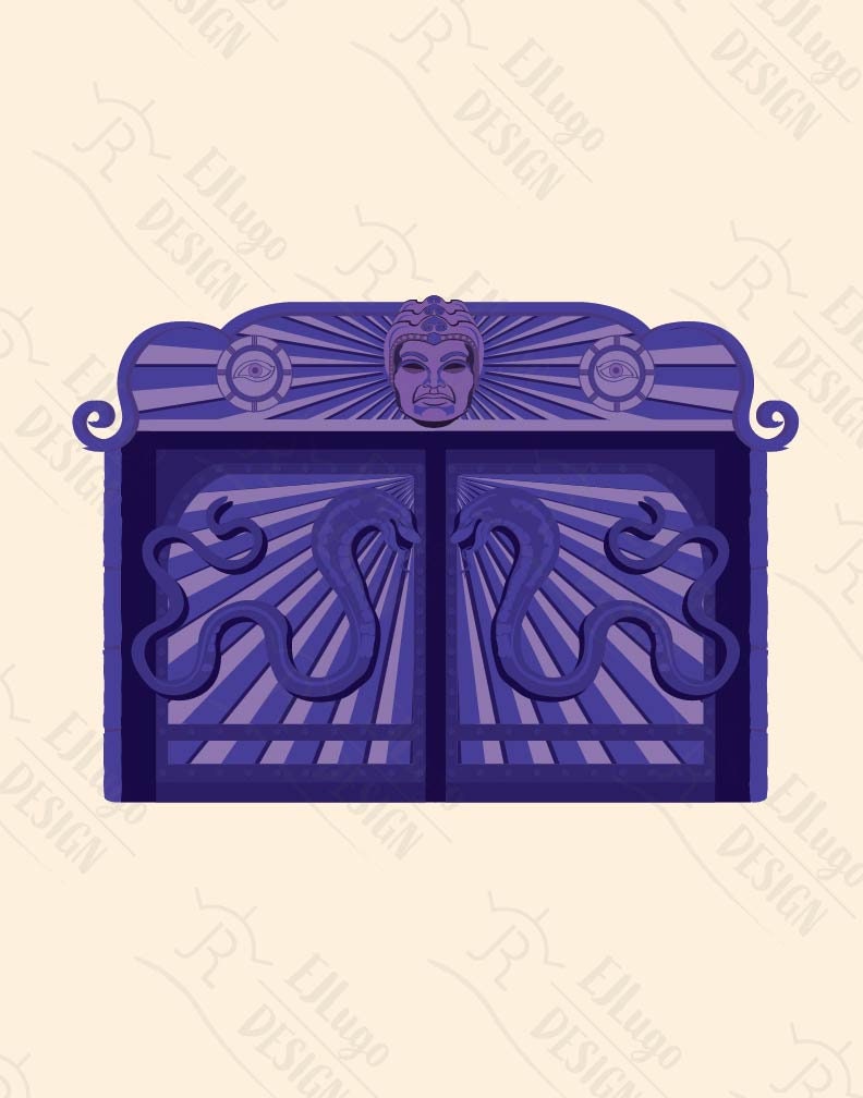 Adventureland - Indiana Jones Ride Gates - Art Design - Files in SVG ...