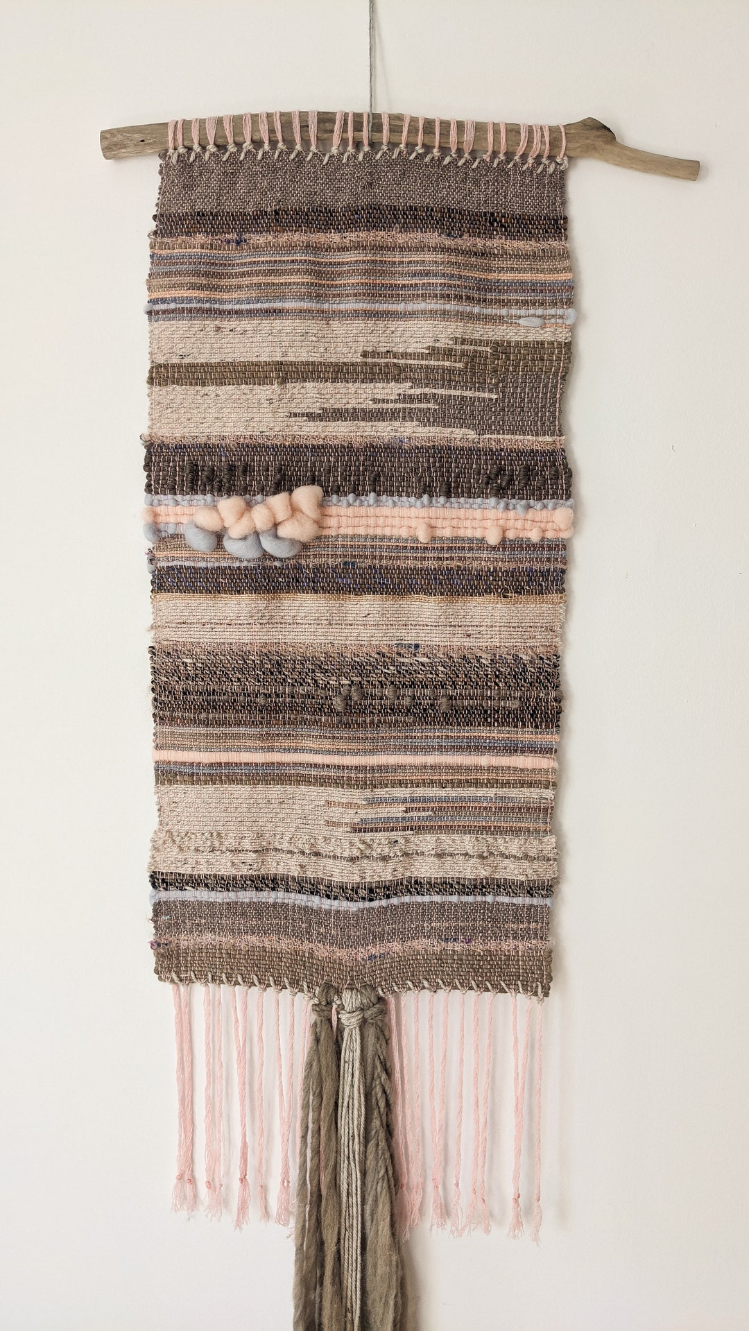 You Are Home / Woven Wall Hanging / Abstract / Textile Art / Fibre Art ...