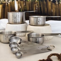 Engraved Measuring Cups, Personalized Coffee Spoon for Couple, Baking ...
