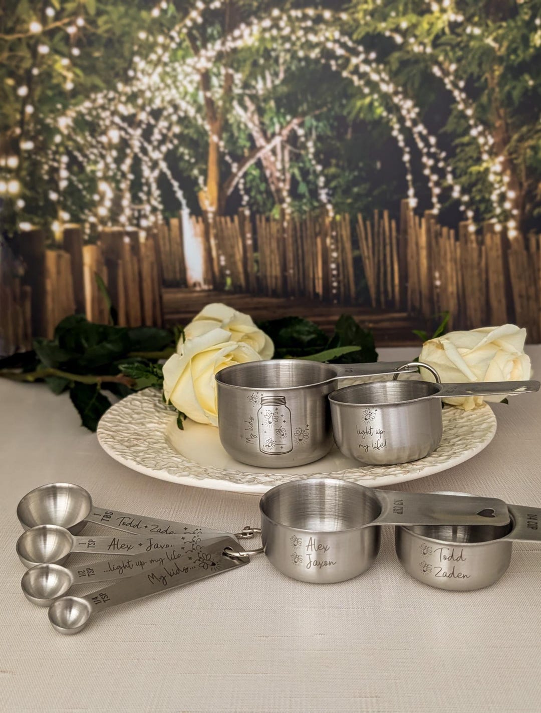 Firefly Measuring Cups and Spoons for Mom From Kids, Mommy Gifts ...