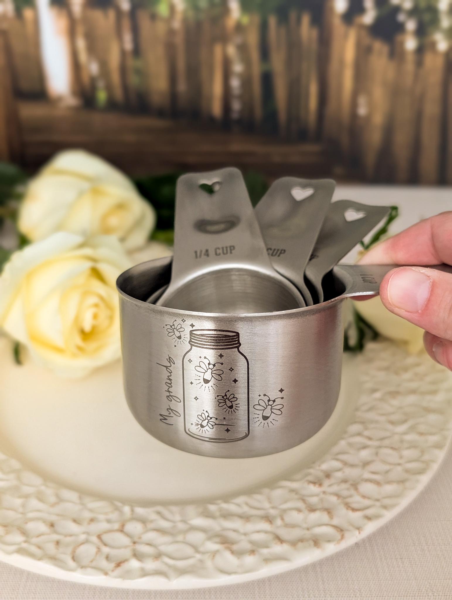 Firefly Grandma Measuring Cups and Spoons, Kitchen Baking Gifts for ...