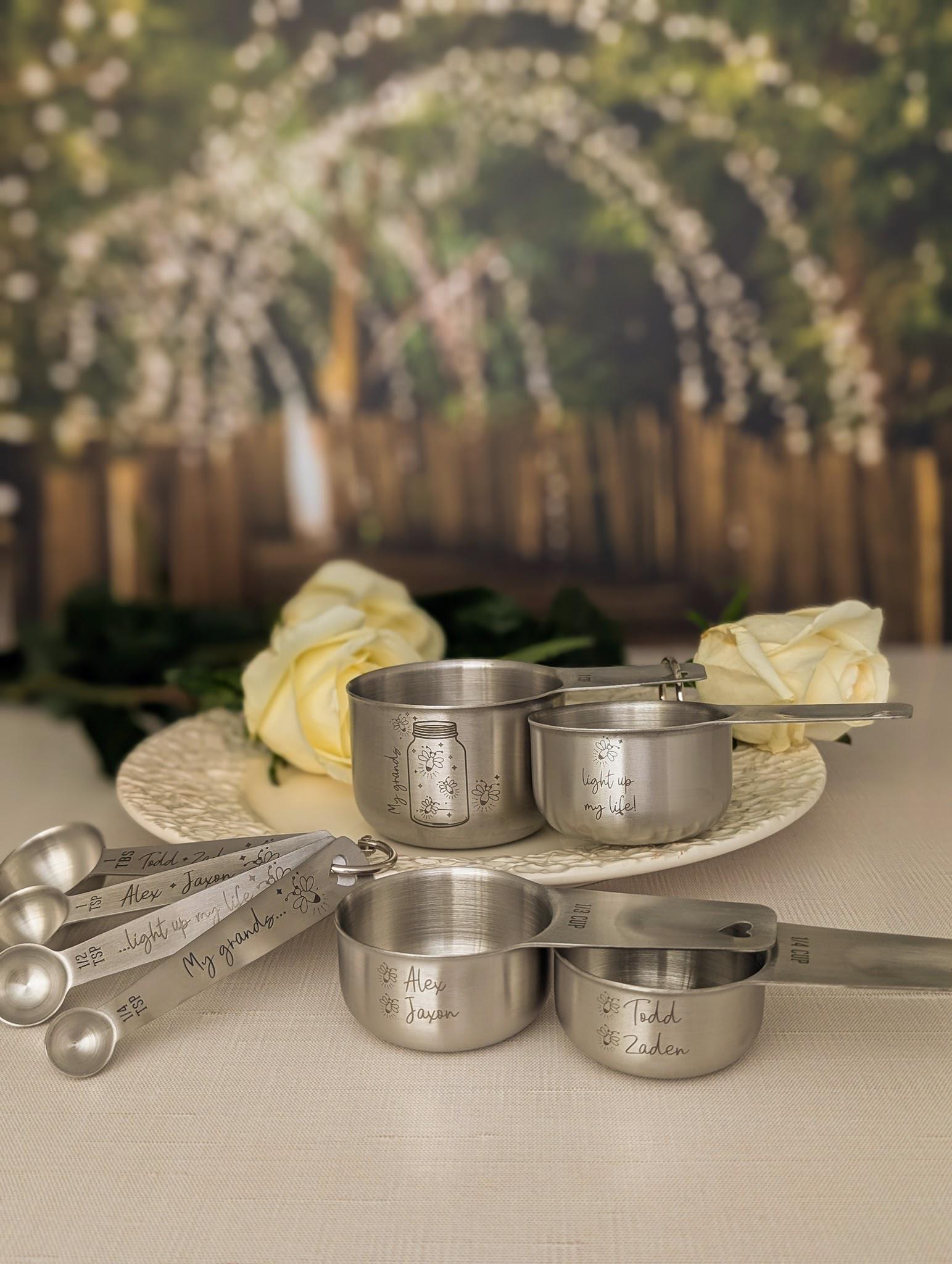 Firefly Grandma Measuring Cups and Spoons, Kitchen Baking Gifts for ...