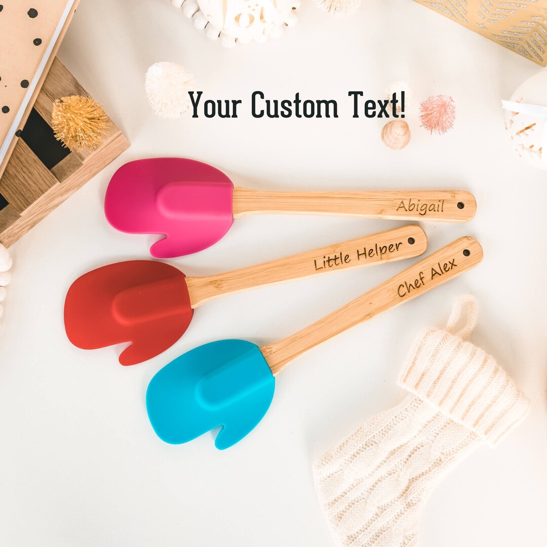 Personalized Spatula, Kids Party Favors, Wooden Kitchen Toys, Niece ...