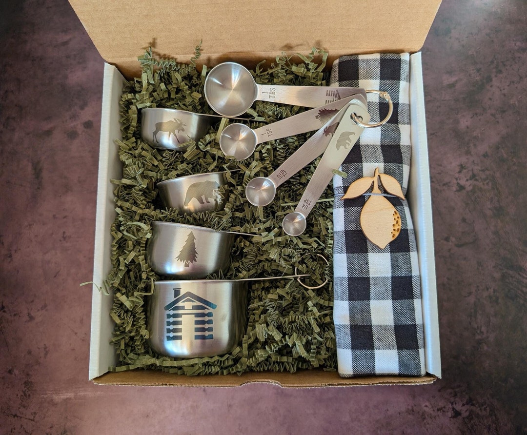 Camping Gift Basket, Measuring Cups, Camping Gear, 10 Year Anniversary ...