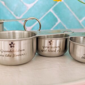 Grandma Measuring Spoons From Grandchildren, Personalized Kitchen ...