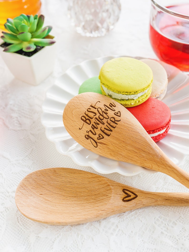 Cooking Spoon Laser Engraved Wooden Kitchen Utensils Gifts - Etsy