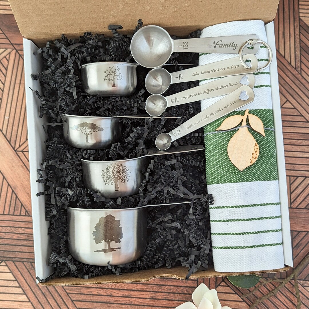 Bridal Shower Gift Basket, Measuring Cups, Baking Gifts, Tree, Wedding ...