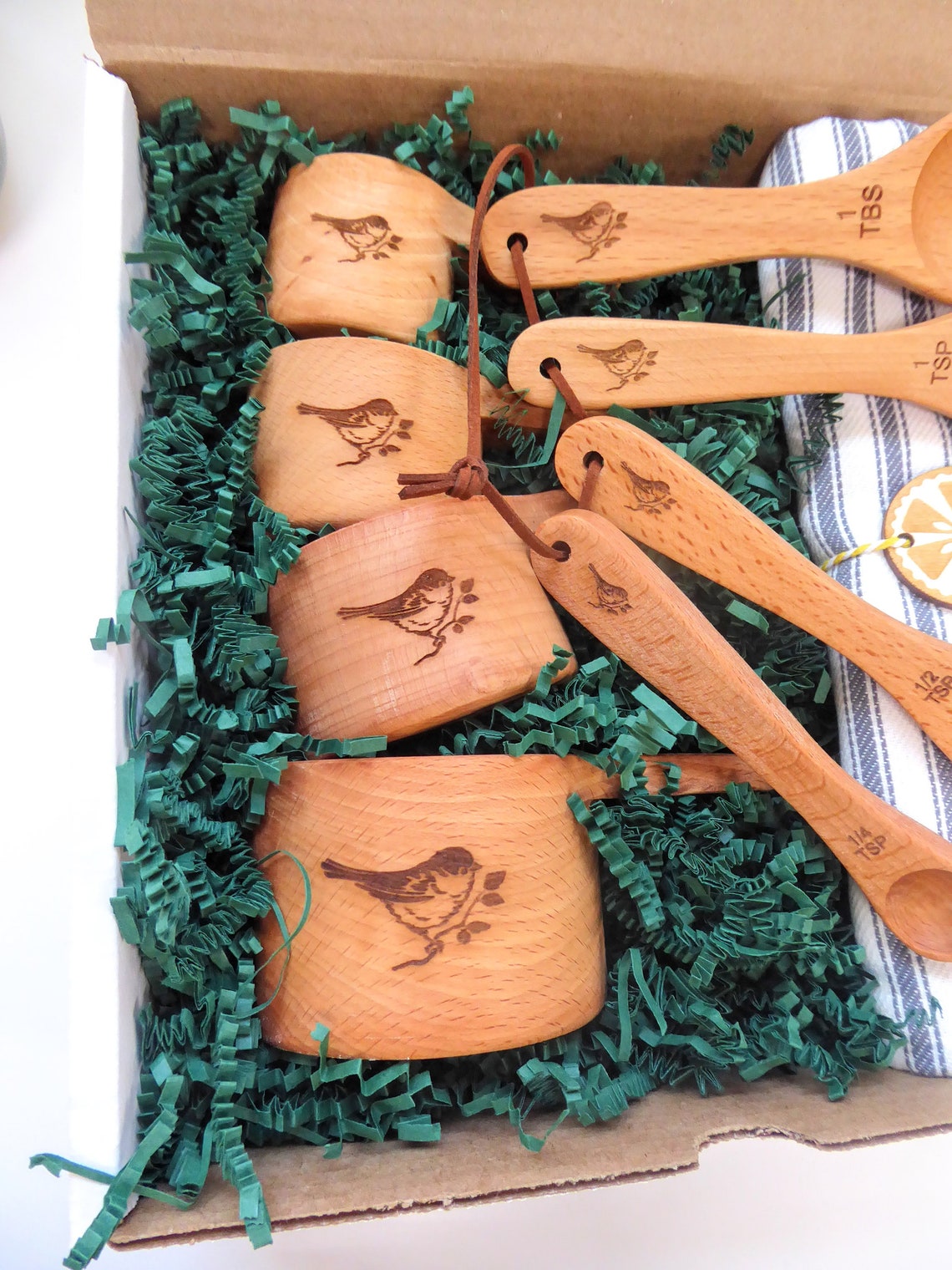 Housewarming gift basket New home gift box Wooden measuring | Etsy