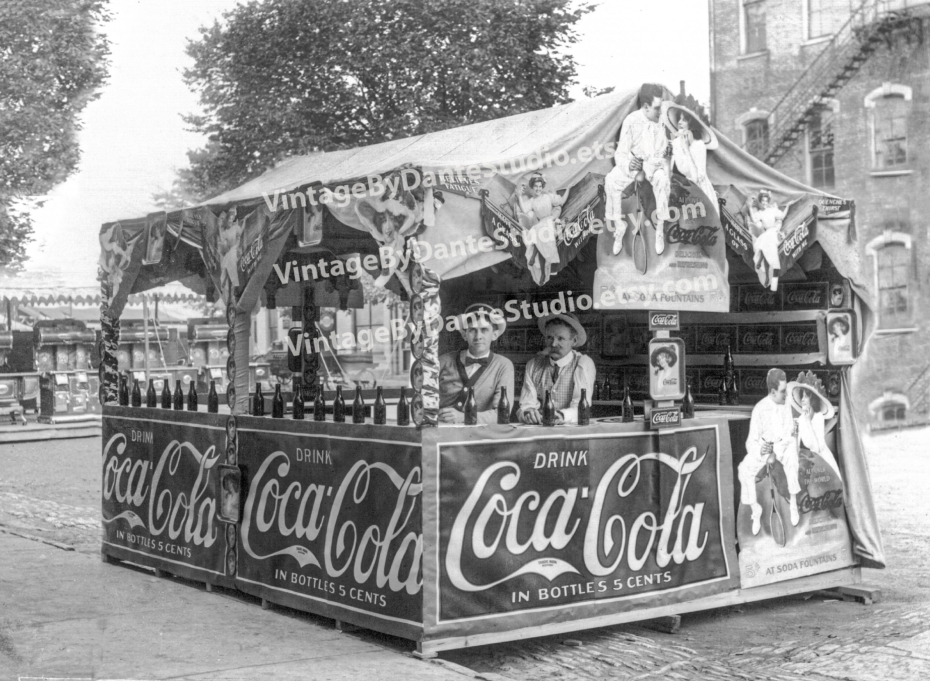 Carnival Soda Booth Vintage Photograph - Etsy UK