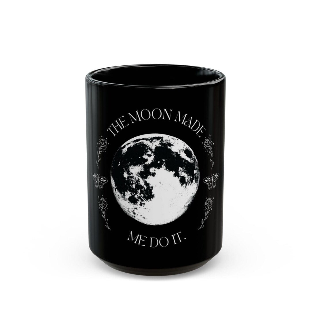 Full Moon Coffee Mug Funny Witchy Gift for Moon Lovers - Etsy