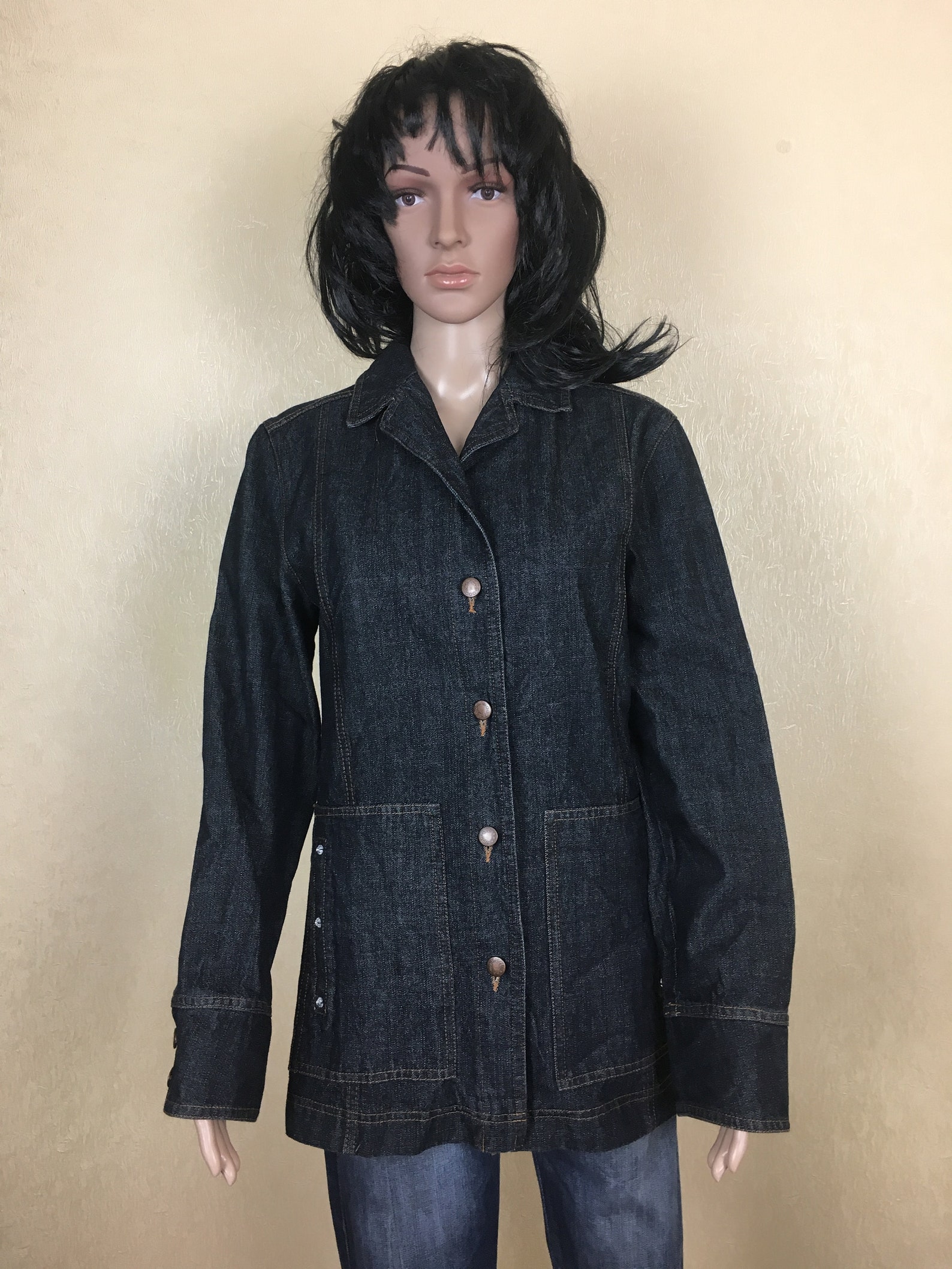 Women's Denim Jacket Vintage Jean Jacket Stunning Denim | Etsy