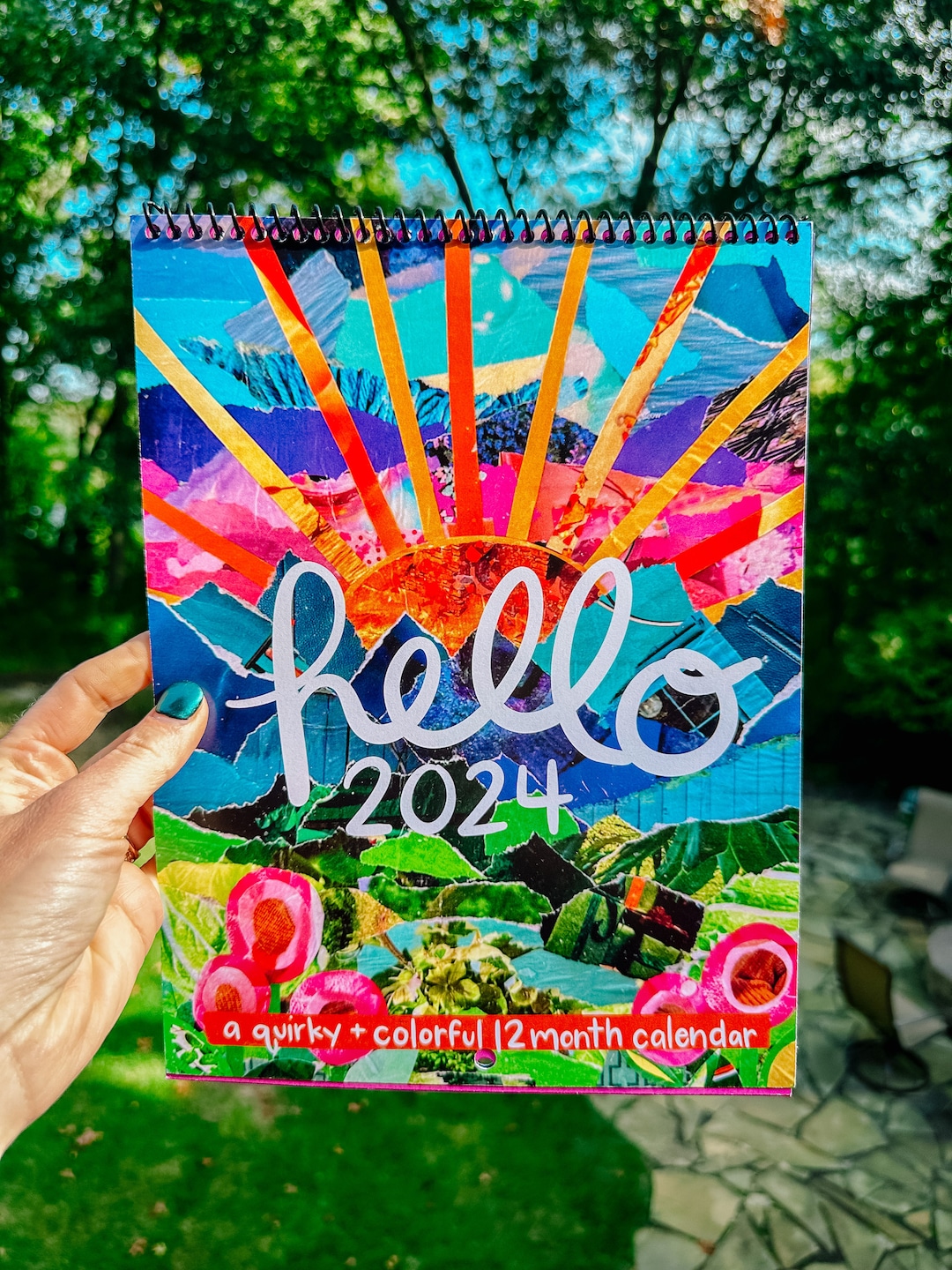 2024 Collage Art Calendar - Etsy