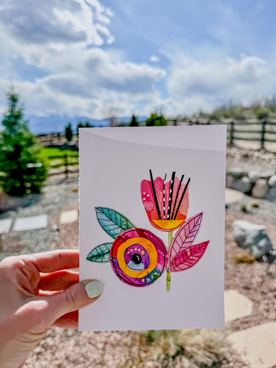 Whimsical Card Pack (8 Cards and Envelopes) - Etsy