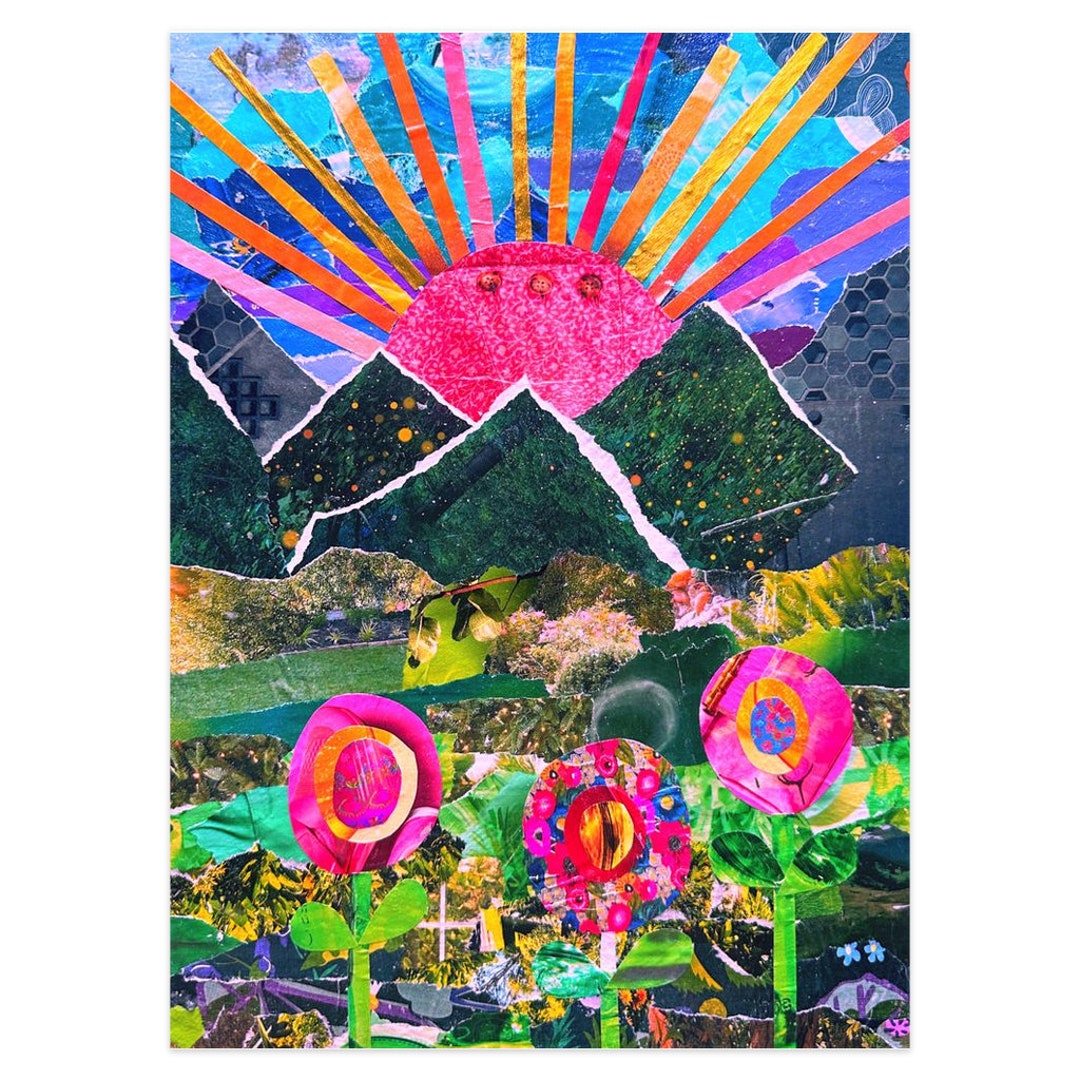 Lollipop Mountain Print (8x11in) - Etsy
