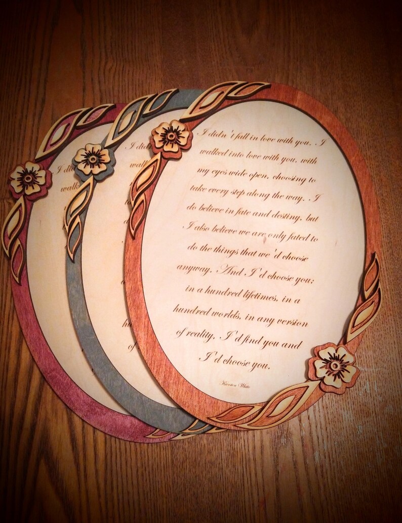 Romantic Picture Frame Romantic Wall Decor Gifts of Love - Etsy