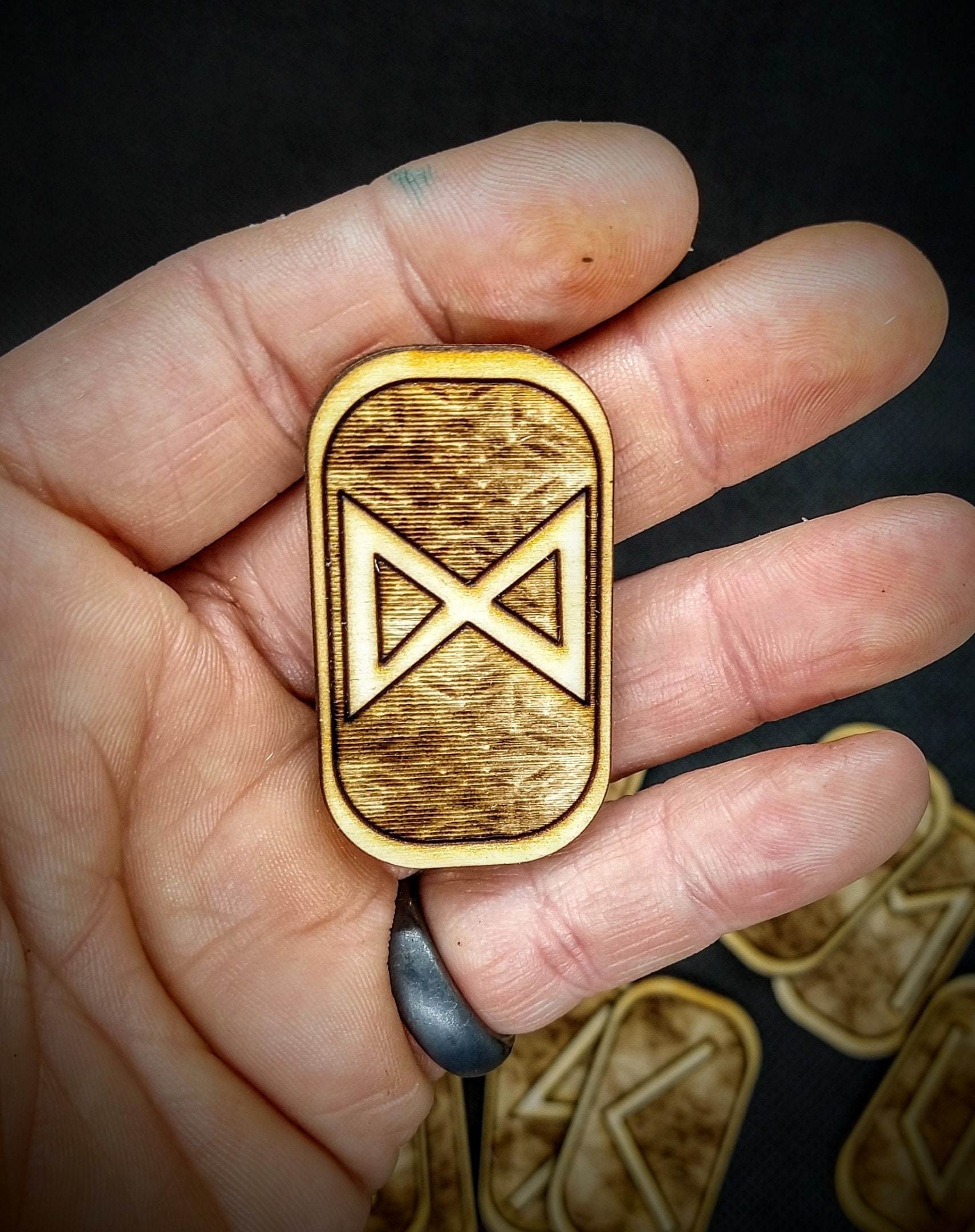 Digital download file engraved runes intricate pattern | Etsy