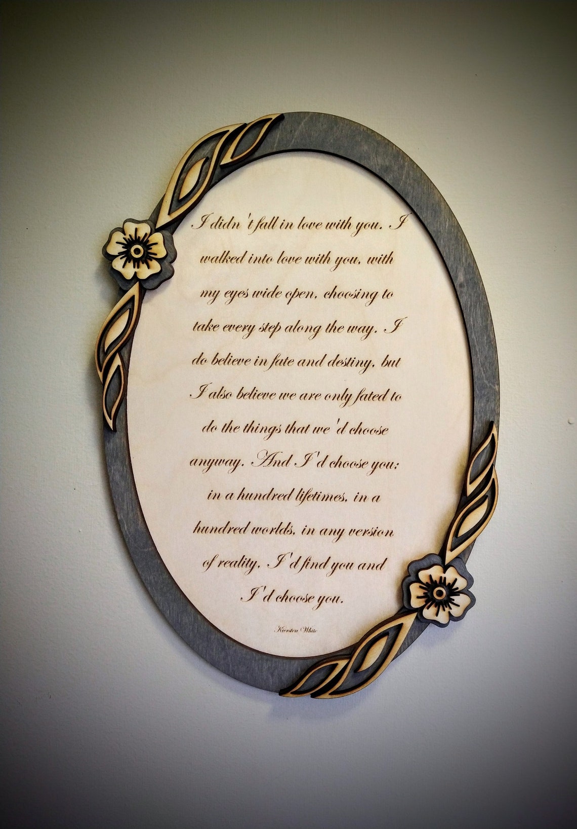 Romantic Picture Frame Romantic Wall Decor Gifts of Love - Etsy