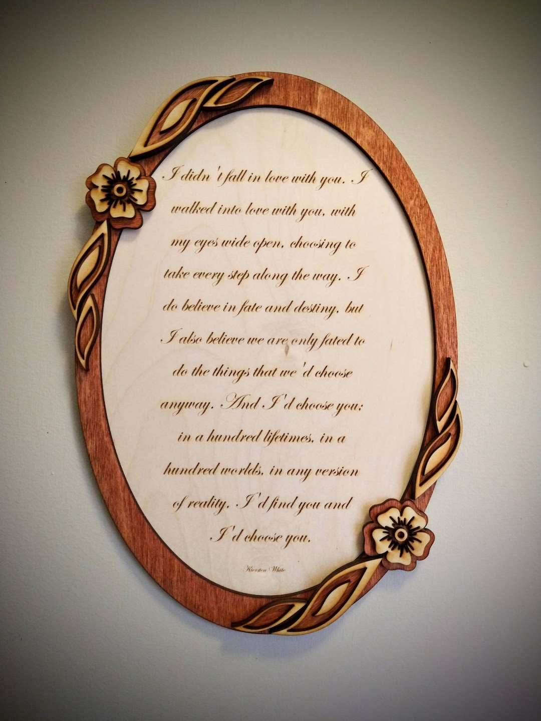 Romantic Picture Frame; Romantic Wall Decor; Gifts of Love; Romantic ...