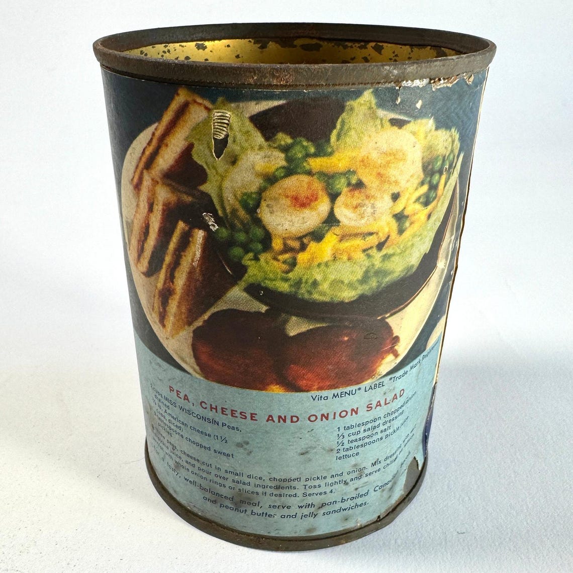 Miss Wisconsin June Peas Used Vegetable Can Goods Beauty Queen - Etsy