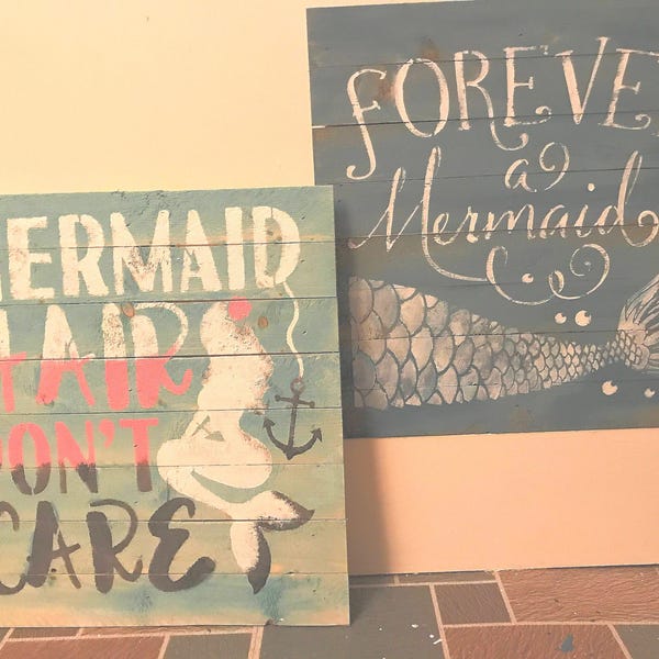 Mermaid Signs - Etsy